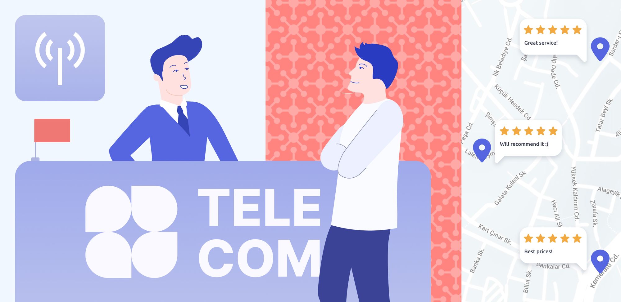 GCC Telecom: Research of the Digital Presence & Reputation on Google Maps